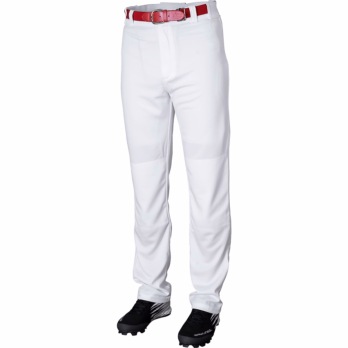 Rawlings Boys Solid Youth Semi-Relaxed Pants, X-Large, White, White, X-Large US