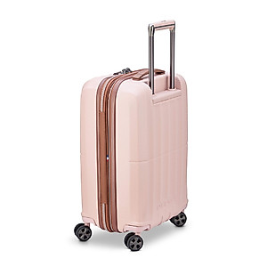 DELSEY PARIS St. Tropez Hardside Expandable Luggage with Spinner Wheels, Pink, Checked-Large 28 Inch