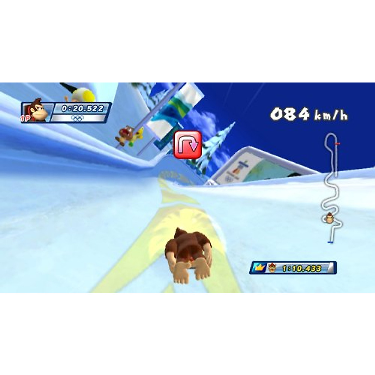 Mario and Sonic at the Olympic Winter Games - Nintendo Wii