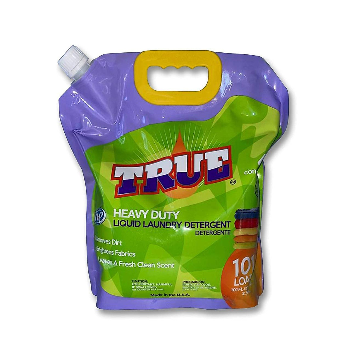 True Laundry Detergent - 101 Fluid Ounces (101 Loads) - Liquid Laundry Detergent- 4x Concentrated - Made in USA & Halal