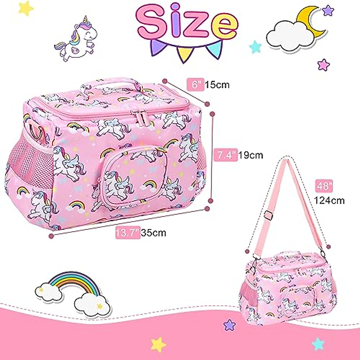 Carrying Case Compatible with Tonies Kids Audio Player Starter Set and Tonies Figures Characters, Carrying Box for Boy Girl, for Audio Player (Pink)