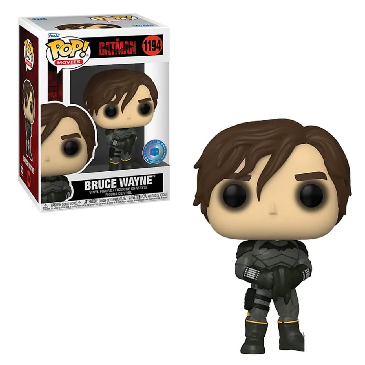 Funko Pop! Bruce Wayne in Batsuit Unmasked 1194 Exclusive Figure 2022