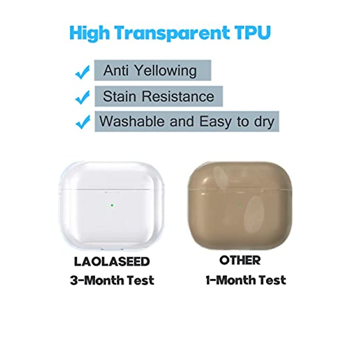 Compatible Airpods Pro 2nd Generation Case Clear,Soft Transparent Conected Protective Airpods Pro 2 Case Cover,Shockproof iPods Pro 2 Case Thin Skin for Women Men