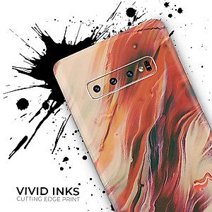 DesignSkinz Liquid Abstract Paint Remix V1 Protective Vinyl Decal Wrap Skin Cover Compatible with The Samsung Galaxy S20 (Screen Trim & Back Glass Skin)