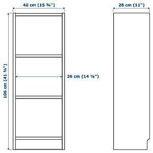 IKEA Billy Bookcase, White