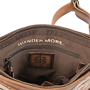 STS Ranchwear Women's Aztec Pattern Western Style Palomino Separe Mae Bag with Adjustable Crossbody Strap, Pink