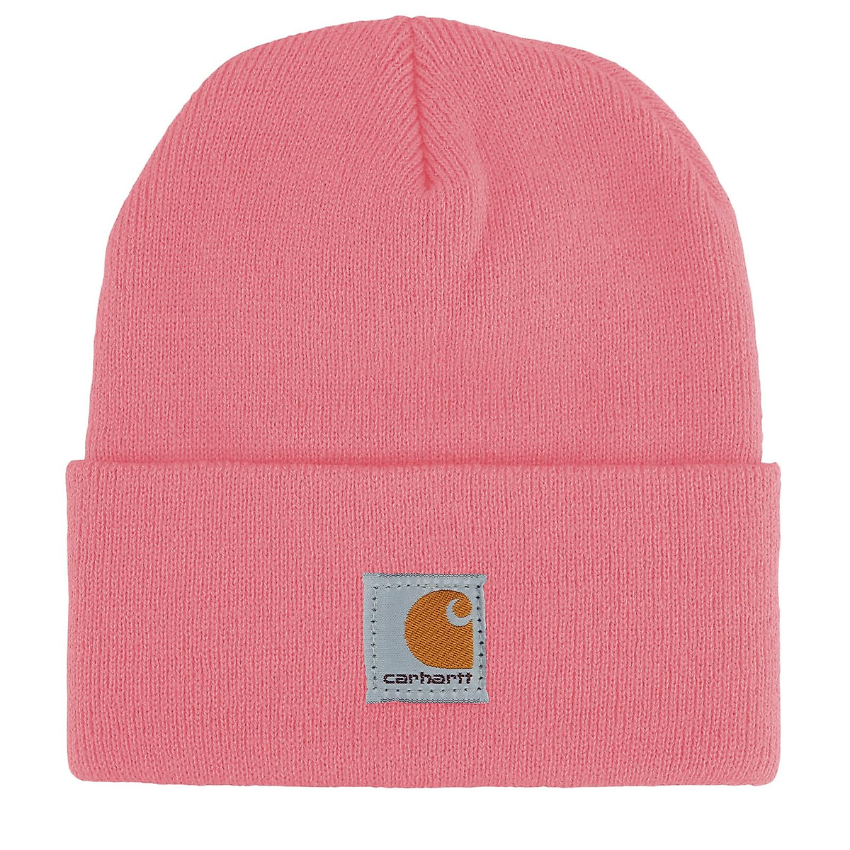Carhartt Boys' Kids' Knit Beanie Watch Hat, Pink Lemonade, Toddler