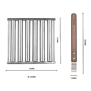 Hot Dog Roller,Dismantle The Hot Dog Rack, Sausage Grill, Wooden Handle, Stainless Steel BBQ Hot Dog Rack, Stainless Steel Hot Dog Rack