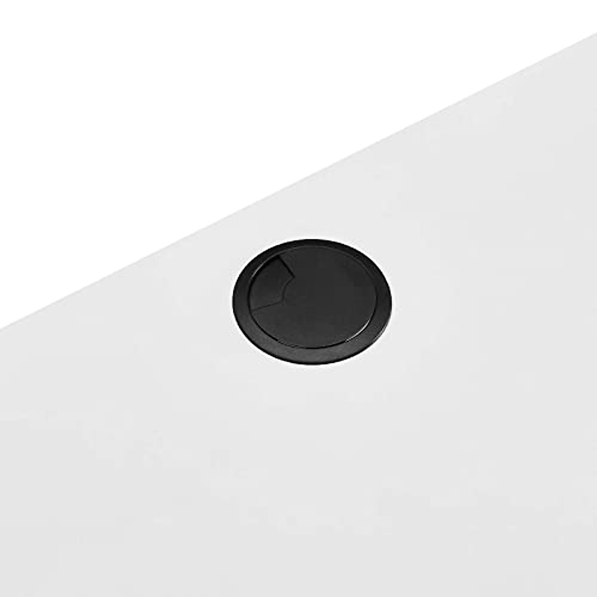 Modway Render 60" Mid-Century Modern Wall-Mount Office Desk in White