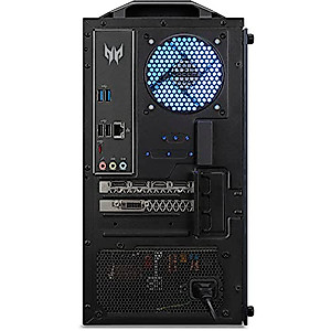 Acer Predator PO3-630 Gaming Desktop PC (Intel i7-11700 8-Core, 16GB RAM, 512GB SSD + 1TB HDD, GeForce RTX 3070, WiFi, Bluetooth, Backlit KB, Win 11 Home) with MS 365 Personal, Dockztorm Hub