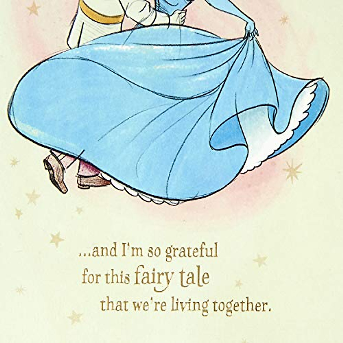 Hallmark Disney Valentines Day Card, Anniversary Card, Love Card (Our Fairy Tale)