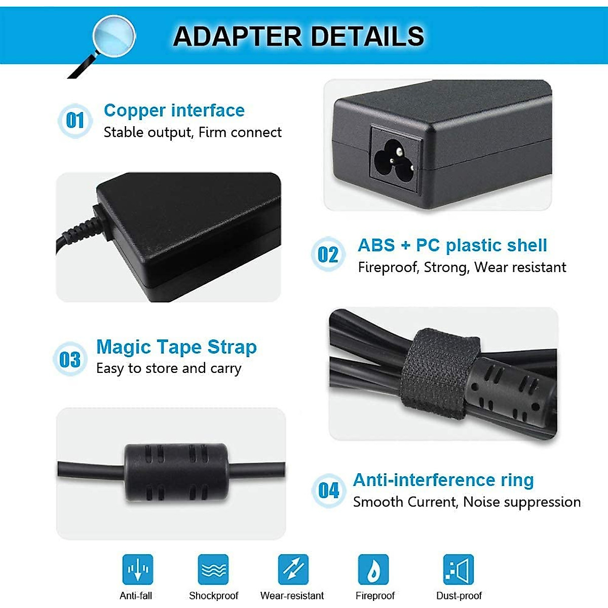 DTK 12V 10A 120W Mains Charger Adapter for TFT LCD Monitor Screen, LED, TV, NAS, HD Outdoor, Pico-PSU, Router, Hub, Switch Connector: 5.5mm X 2.5mm