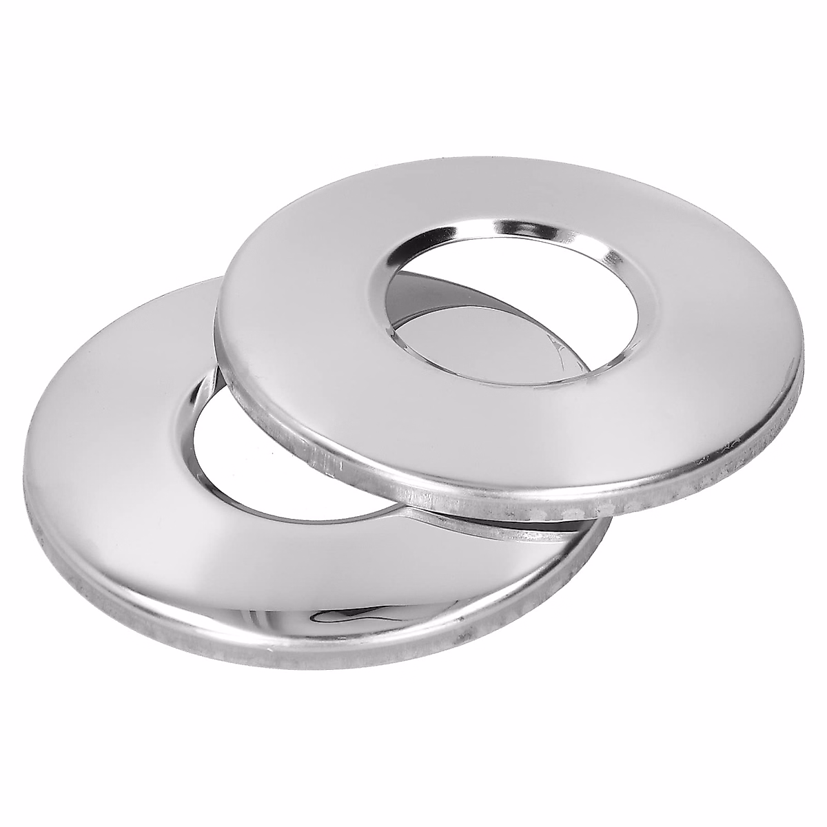 Pool Ladder Escutcheon Plates Stainless Steel,2pcs Swimming Pool Ladder Escutcheon Cover Plate,Pool Ladder Escutcheon,for 4.2cm Ladder Pipe Pool Hand Rail Replacement Parts, Pool Ladder Escutcheo