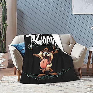 Taz-Mania Blanket Super Soft Throw Blankets for Sofa Bedding Living Kids Adults 50"X40" Inch