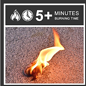 Fire Starters for Campfires, Camping Emergency, Survival, Fire Pits, Grills, Fireplace with 5+ Minute Burn 35 Counts