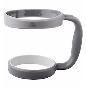 STRATA CUPS 30 oz Tumbler Handle - Available For 30 oz YETI Tumbler, OZARK TRAIL Tumbler, Rambler Tumbler- BPA free (Gray)