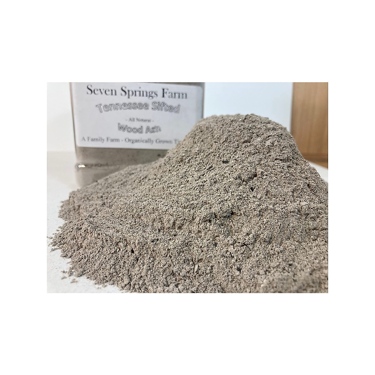 Seven Springs Farm - Tennessee Sifted Wood Ash - All Natural Ashes from Organically Grown Hardwood Timber (2 Pound, 1)