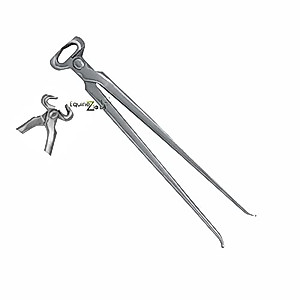 Equinez Tools 14In Race Track Hoof Nipper Vanadium Steel Farrier Tool in Dull Finish