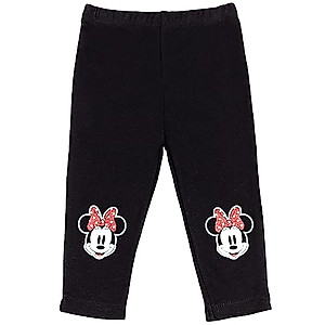 Disney Minnie Mouse Infant Baby Girls Bodysuit T-Shirt Mesh Skirt and Leggings 4 Piece Layette Set Dark Multipack 18 Months