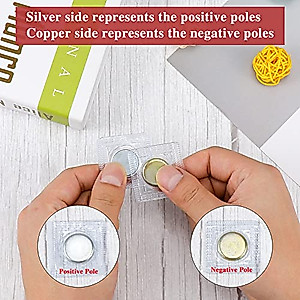 Hysagtek 20 Pairs Hidden Magnetic Snap 15mm 20mm Invisible Sew Magnetic Purse Closure Fastener Hidden Magnet Fastener for Handbag Clothing DIY Craft Sewing, 2 Sizes