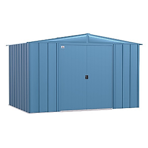 Arrow Sheds 10' x 7' Outdoor Steel Storage Shed, Blue