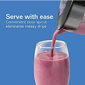 Beach Smoothie Electric Blender with 10 Speeds, 56 oz. BPA-Free Plastic Jar, Model 50190