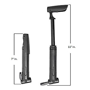 2 Inner Tube Replacement Parts for Bumbleride Indie, Indie Twin and Speed Series Children's Jogger Strollers Pneumatic Tires 12" 16" inches Bent Straight/Schrader Valves (Inner Tube Pump)