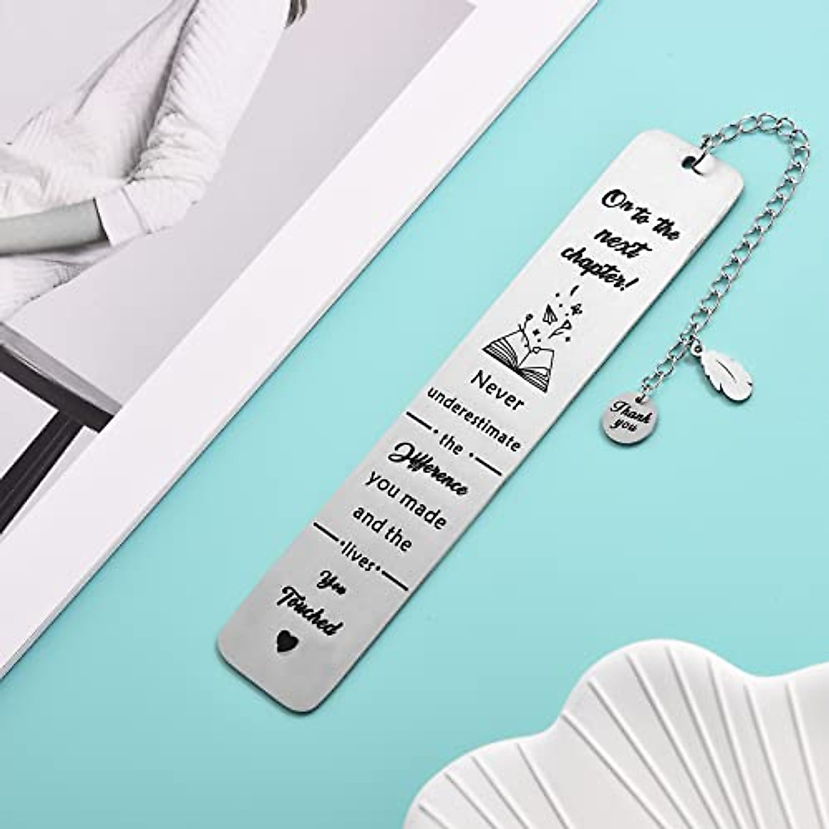 Retirement Gifts for Women Men - Retired Gifts for Women - Cute Metal Bookmarks for Book Lovers Readers Retirees Boss Coworker Farewell Leaving Gifts