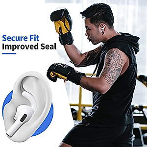 2 Pairs DamonLight Ear Hooks for AirPods Pro 2 Anti-Slip Anti Scratches Sport Ear Tips Compatible with AirPods Pro 2nd Generation 2022 Released S & M & L