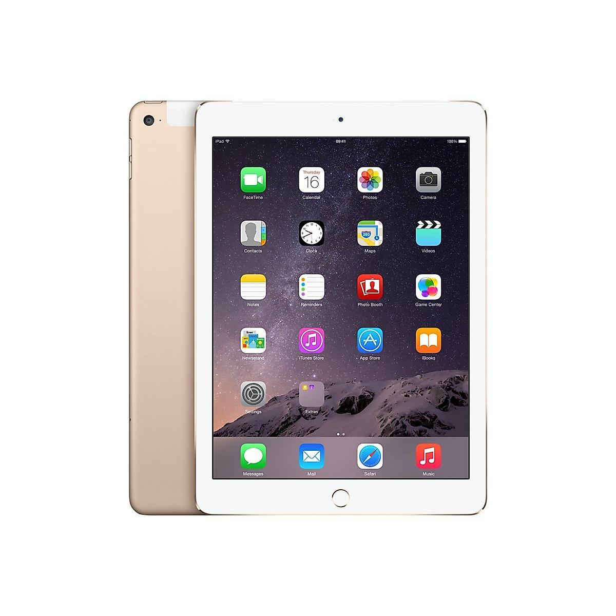 Apple iPad Air 2, 64GB, 4G + Wi-Fi - Gold (Renewed)