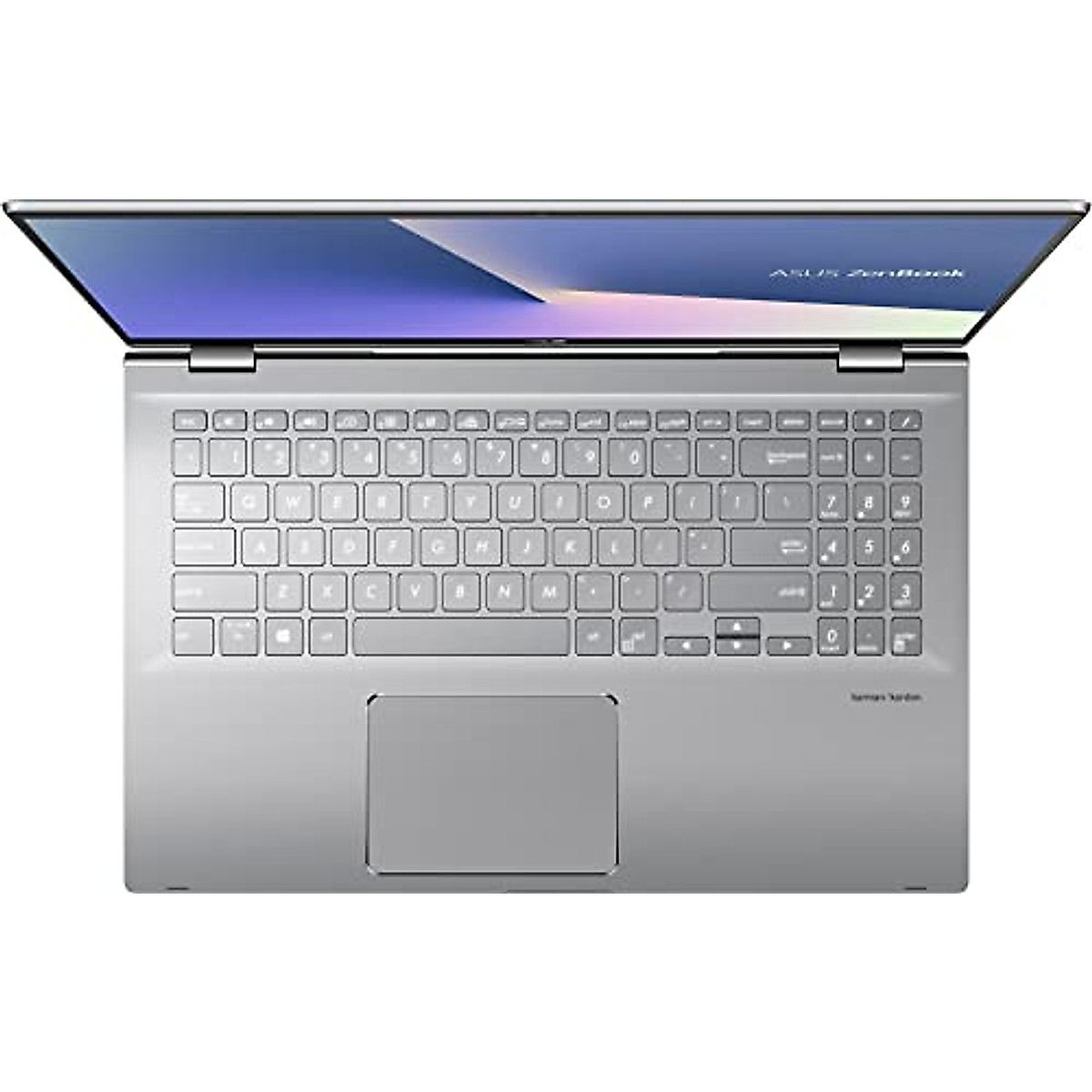 Asus Zenbook Flip 15 2-in-1 Laptop 15.6” FHD IPS Slim bezels Touchscreen AMD Ryzen 5000 Series Octa-core Ryzen 7 5700U (Beat i7-10710U) 8GB RAM 256GB SSD GeForce MX450 2GB Backlit Win11 Silver + Pen