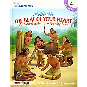 Moana - The Beat of Your Heart: A Musical Exploration Activity Book Disney Learning (Disney Moana)