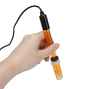 VINGVO ORP Replacement Probe, Electrode Oxidation Reduction Potential Test ORP Electrode Replaceable BNC Q9 Connector for ORP Tester Meter Controller for Aquarium Hydroponics Plant Pool