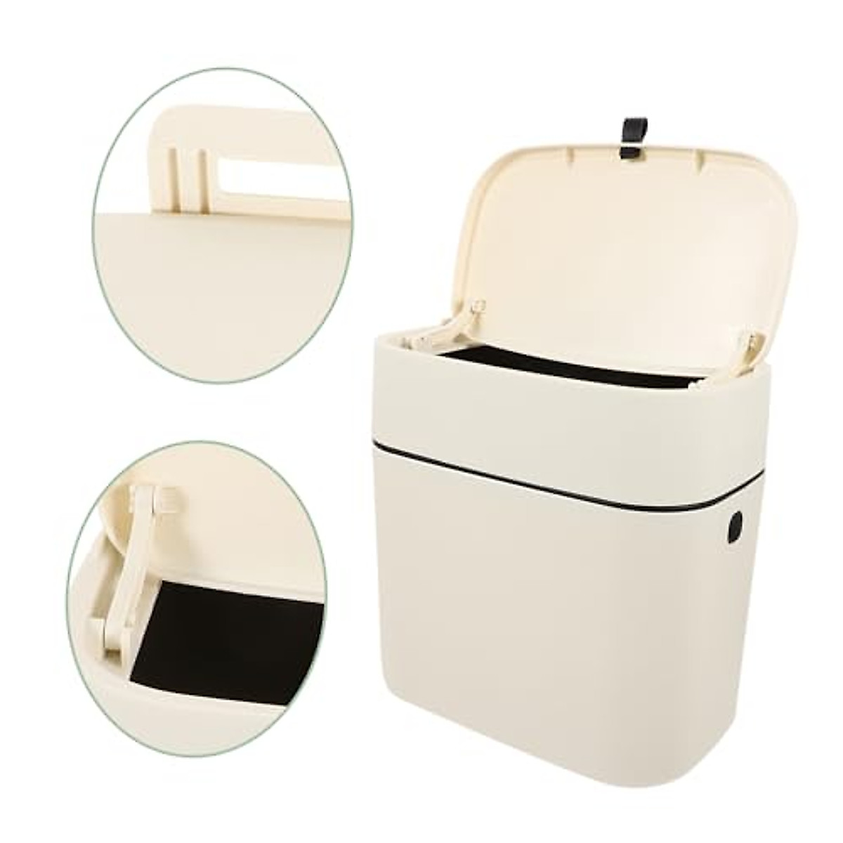 FELTECHELECTR Hanging Trash Can Compost Bin Kitchen Counter Kitchen Hanging Bucket Pp Compost Bin Kitchen
