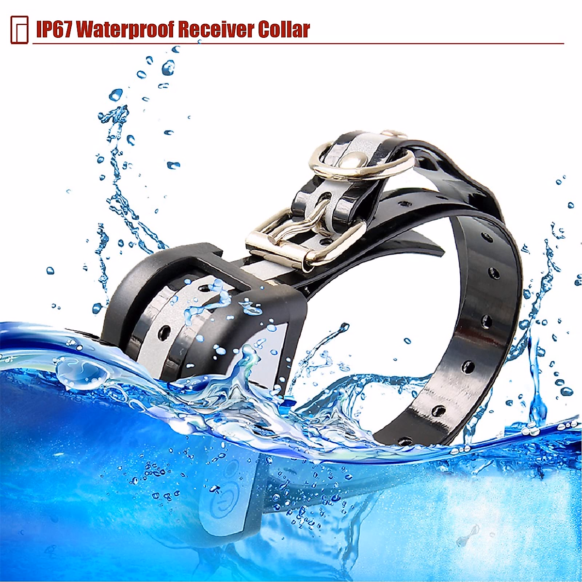 HEXIEDEN Wireless Electric Dog Fence,Pet Boundary Containment System,Safe Effective Vibrate/Shock Dog Collar,Waterproof,Rechargeable,Adjustable Range,Harmless,for 1 2 3 Dogs,for3dogs