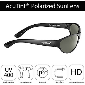 Flying Fisherman 7865BS Sunglass, Matte Black Frames/Smoke Lenses, One Size