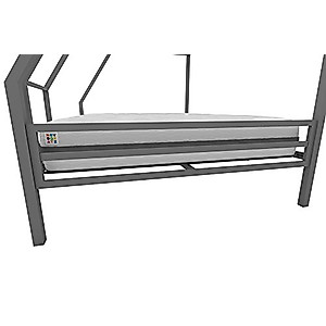 Novogratz 4146429N Maxwell Metal Bunk Bed, Twin over Full
