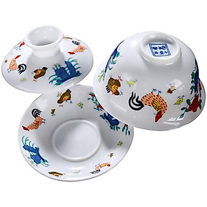 DOITOOL China Traditional Teacup Ceramic Chinese Tea Cup Porcelain Tea Bowl Gaiwan Teacup with Lid and Saucer Teapot Teaware for Home Tabletop Decor White
