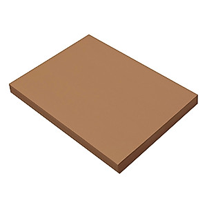 Prang (Formerly SunWorks) Construction Paper, Brown, 9" x 12", 100 Sheets