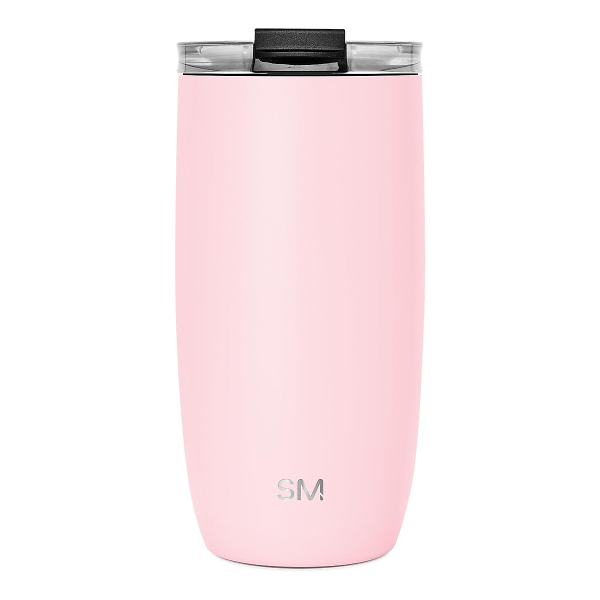 Simple Modern Travel Coffee Mug Tumbler with Flip Lid | Reusable Insulated Stainless Steel Cold Brew Iced Coffee Cup Thermos | Gifts for Women Men Him Her | Voyager Collection | 16oz | Blush