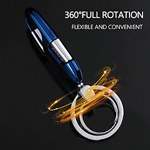 ASSCV Car Keys Keychain, Heavy Duty Keychains,Car Key Fob Accessory For Men and Women,With Elegant Metal Box (Blue)