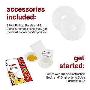 Nesco FD-1018A Gardenmaster Pro Food Dehydrator, for Jerky and Snacks, White