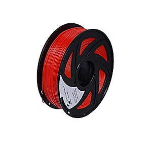 LEE FUNG ABS 3D Printer Filament 1.75mm,1kg (2.2lbs) Spool, Dimensional Accuracy +/- 0.05 mm Red