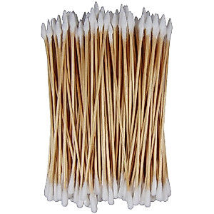 (Tapered and Regular Tip) Type-III 100pc Gun Cleaning 6 Inch Double Sided Cotton Swabs