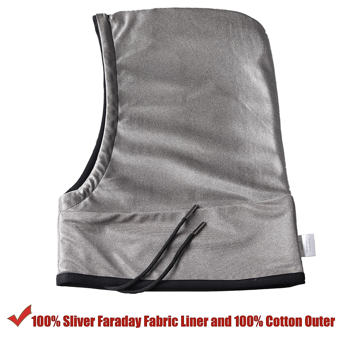SHINRAY EMF Faraday Hat,Faraday Fabric Liner Brain Coat,EMF Cap,EMF Hood,5G,WiFi,Cell Towers Shielding