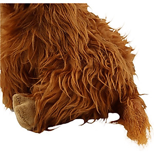 ROSIHA Highland Cow Plush,Cuddly Realistic Cow Stuffed Animal Farm Toy Pillow