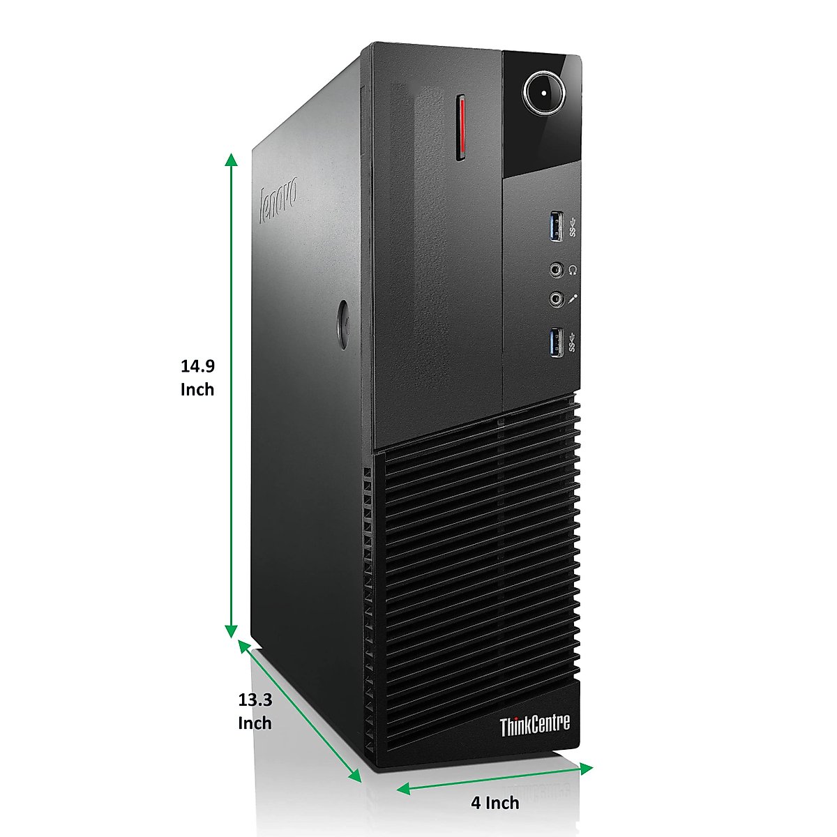 Lenovo M93P SFF Computer Desktop PC, Intel Core i5 3.2GHz Processor, 16GB Ram, 128GB M.2 SSD, 2TB HDD, Wireless Keyboard & Mouse, WiFi | Bluetooth, New 24" FHD LED Monitor, Win 10 Pro (Renewed)