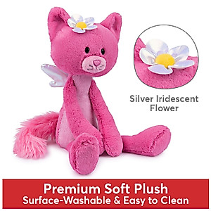 GUND Take Along Friends, Maeve Rose Fairy Cat Plush Toy, Cat Stuffed Animal for Ages 1 and Up, Pink, 15”