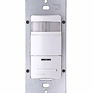 Leviton ODS10-IDW Decora 120/277-Volt Wall Switch Occupancy Sensor, White