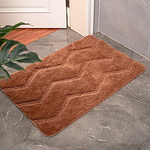 morgantag Dirt Trapper Door Mat Door Rugs 24" x 36",Super Absorbent Door Mat for Home Entance,Front Door,Bathroom,Living Room，Non-Slip Machine Washable Entrance Rug,Shoes Scraper,Dog Pet Mats